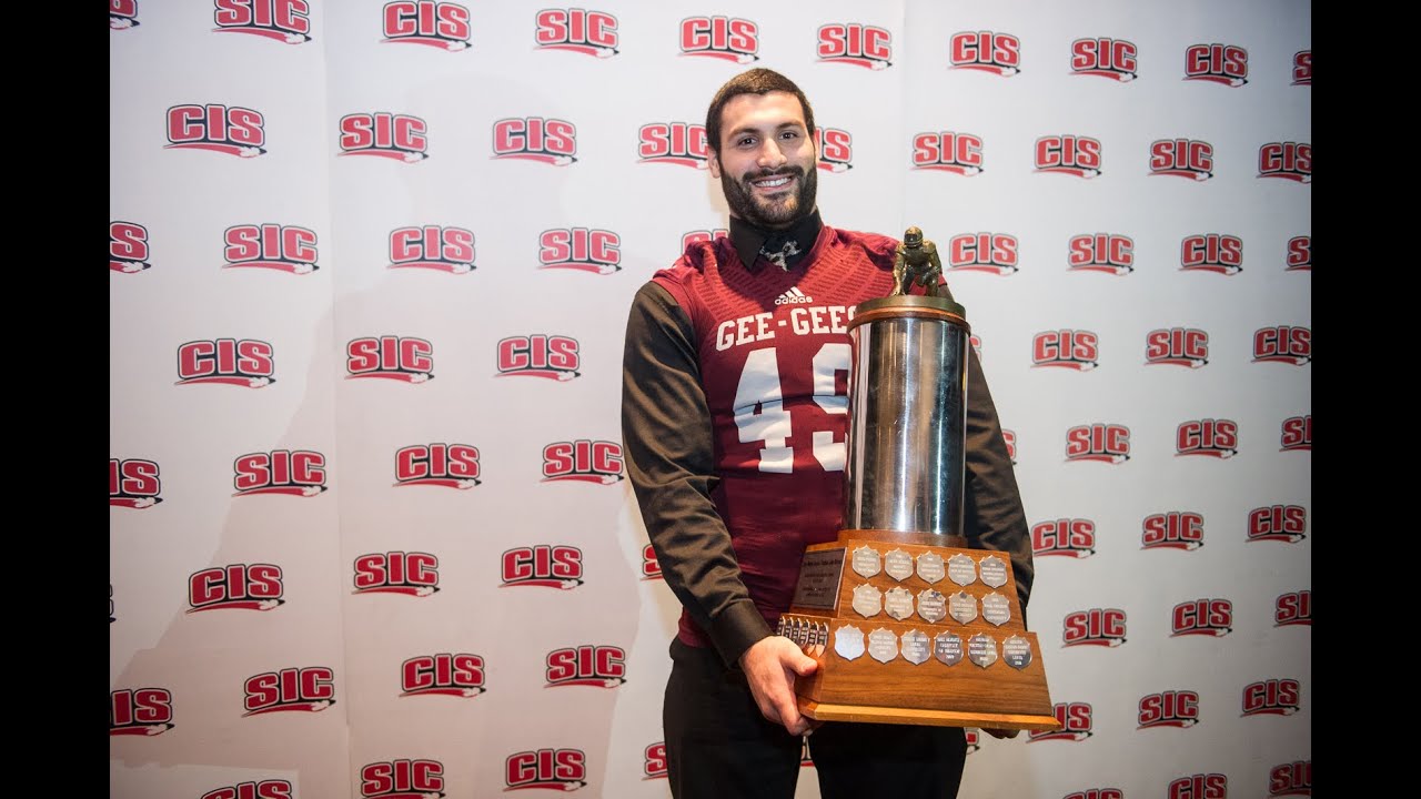Ettore Lattanzio, Ottawa 2014 J.P. METRAS TROPHY (Outstanding Down ...