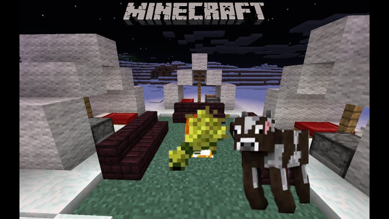 Minecraft corto la vaca hambrienta - YouTube