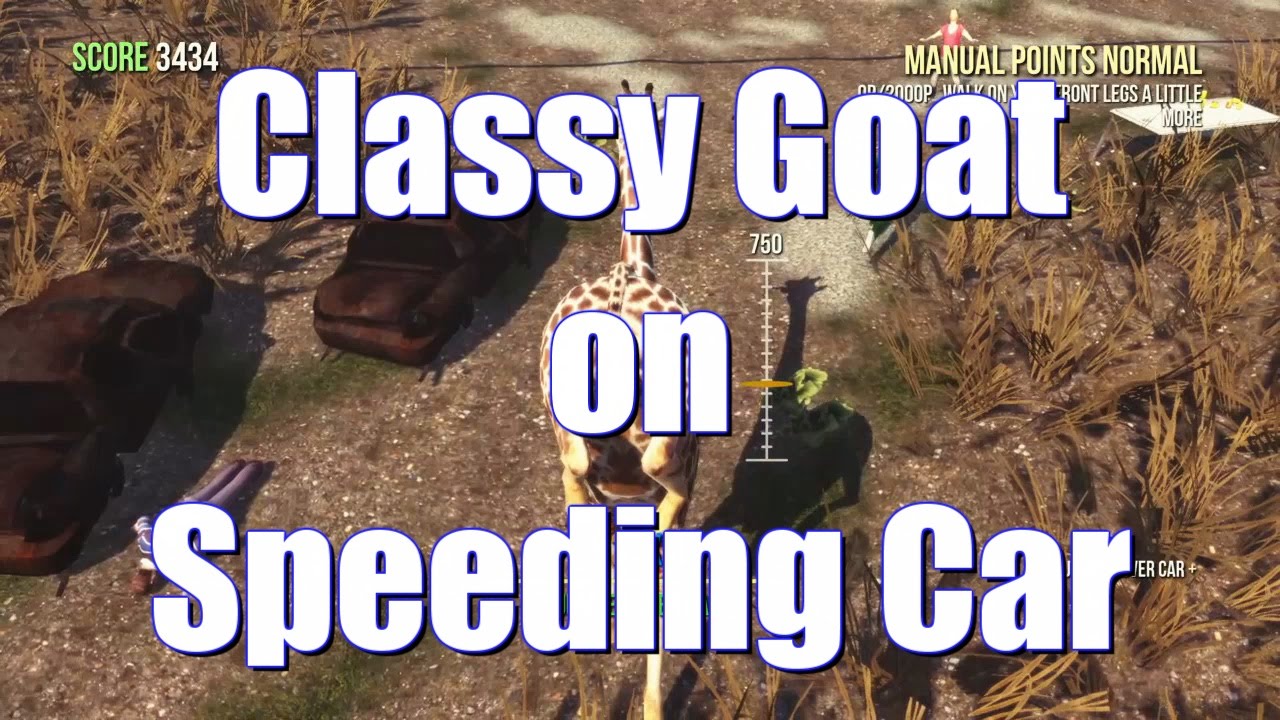 Penguin Classy Goat on Speeding Car - Goat Simulator theOZer Style ...