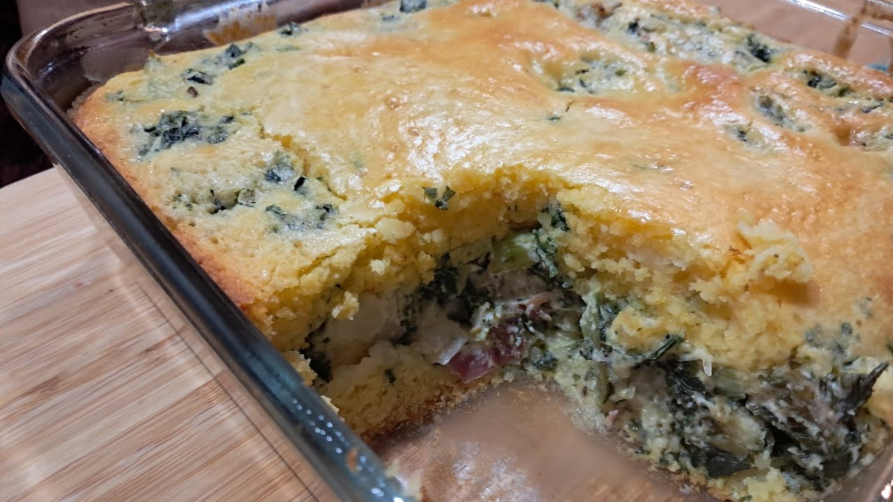 How to make Turnip Greens Casserole - YouTube