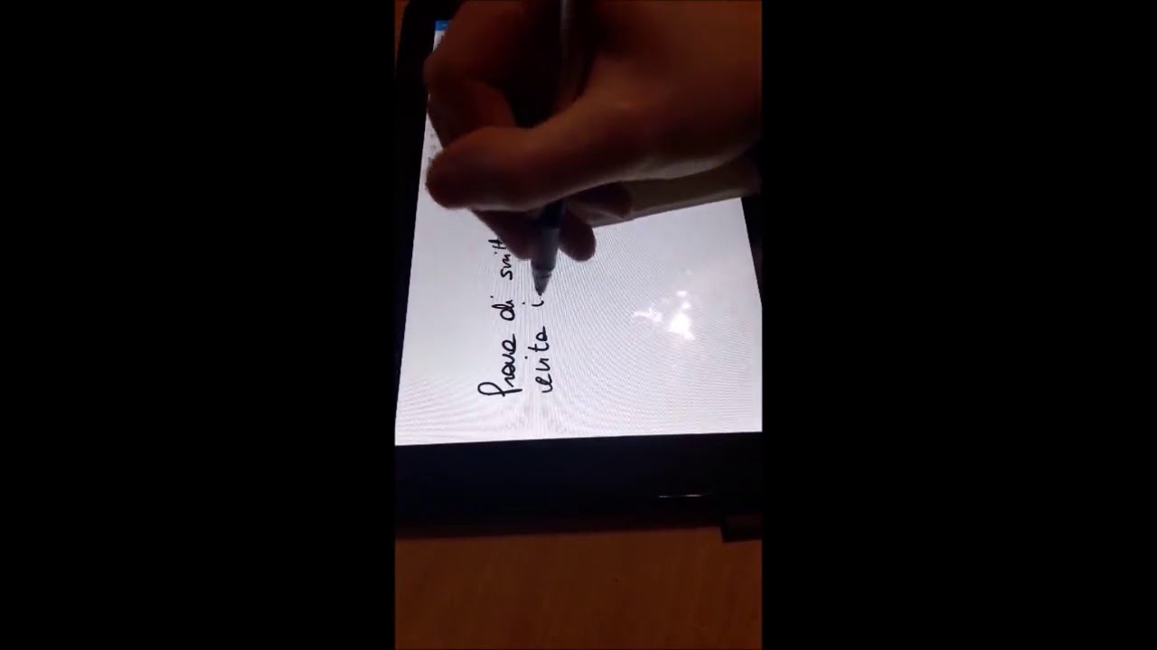 Intermittent writing with digitizer and active pen or stylus on the ...