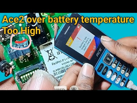 iTel Ace2 over battery temperature too high problem|| Ace2 battery temperature too high solution ...