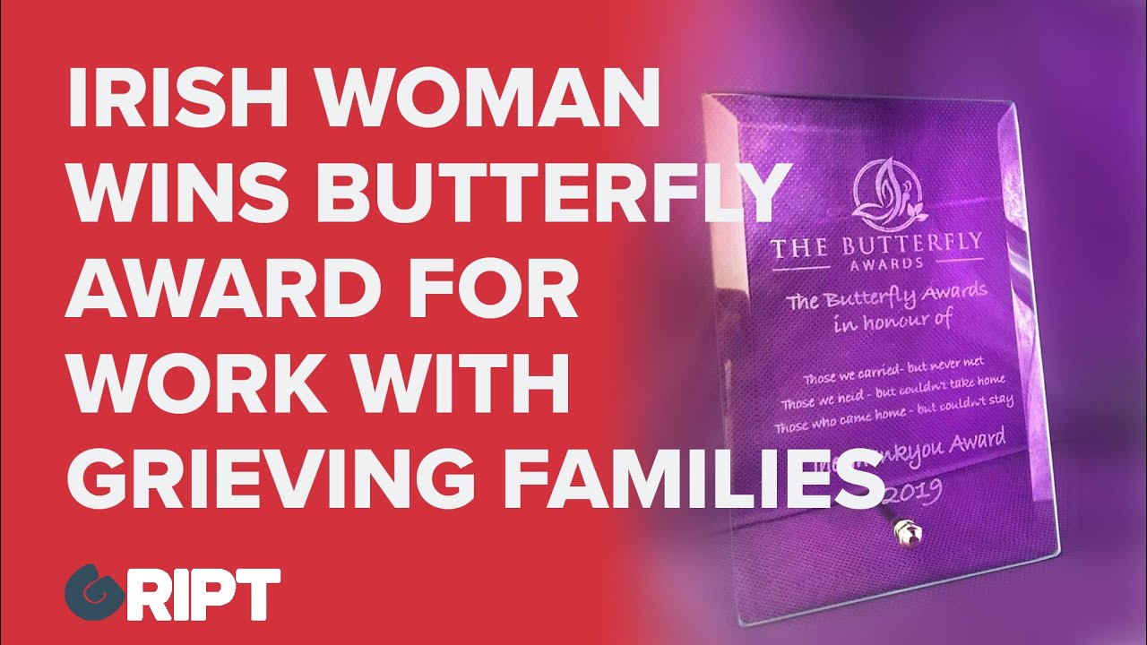 Vicky Wall Wins Butterfly Award For 'Every Life Counts' Work - YouTube