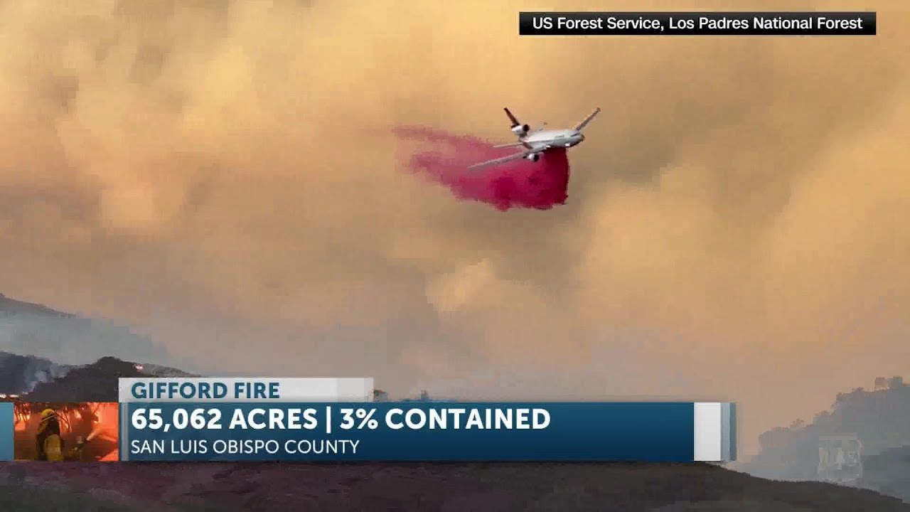 Gifford Fire along Highway 166 grows to over 65,000 acres; Evacuation ...