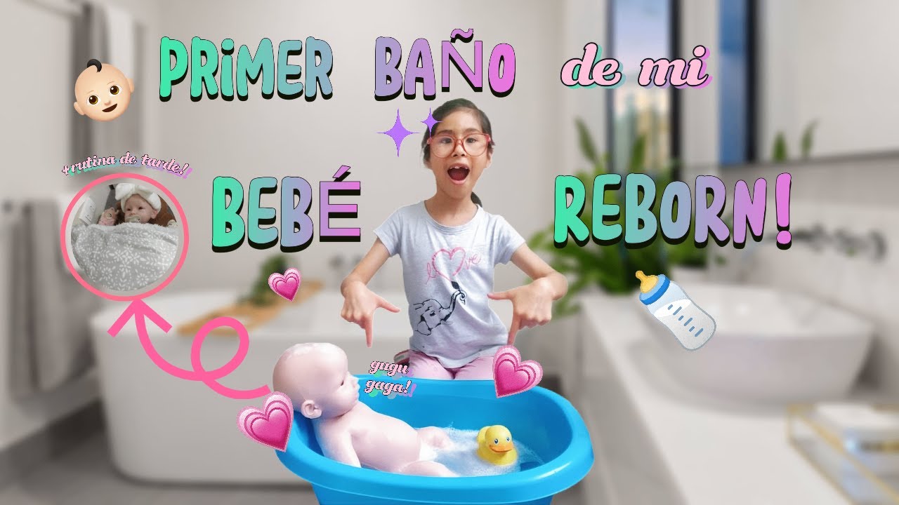 ¡El PRIMER BAÑO de mi BEBÉ REBORN! 👶🍼 ¿FUÉ DIFÍCIL?😱| Baby Abitha - YouTube