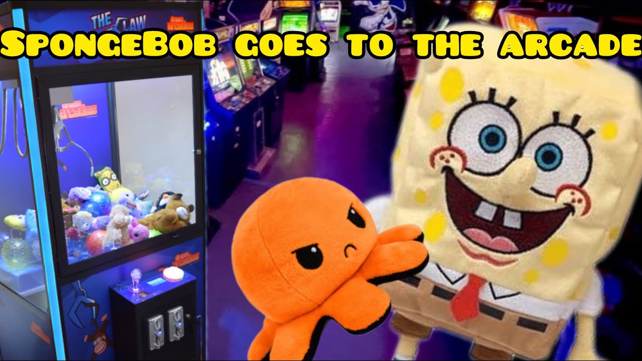 SpongeBob goes to the arcade 13+ - YouTube