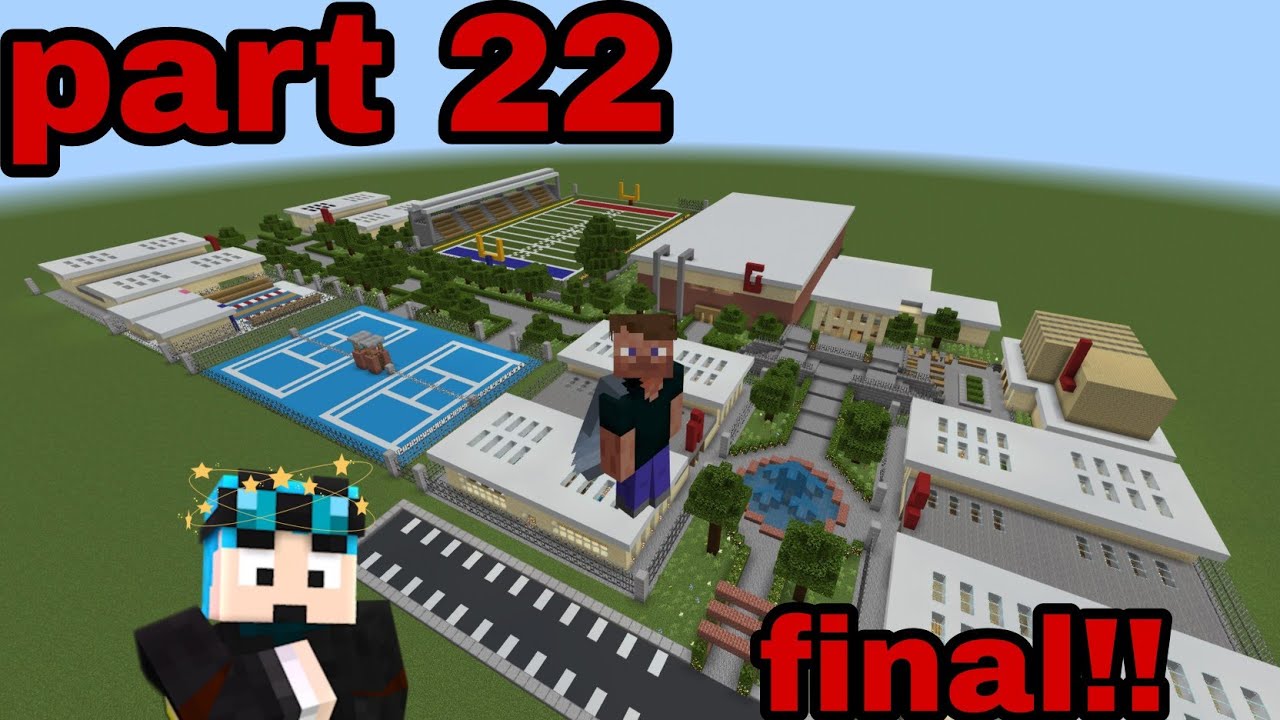How to build dantdm high school part 22 (finale) final details - YouTube