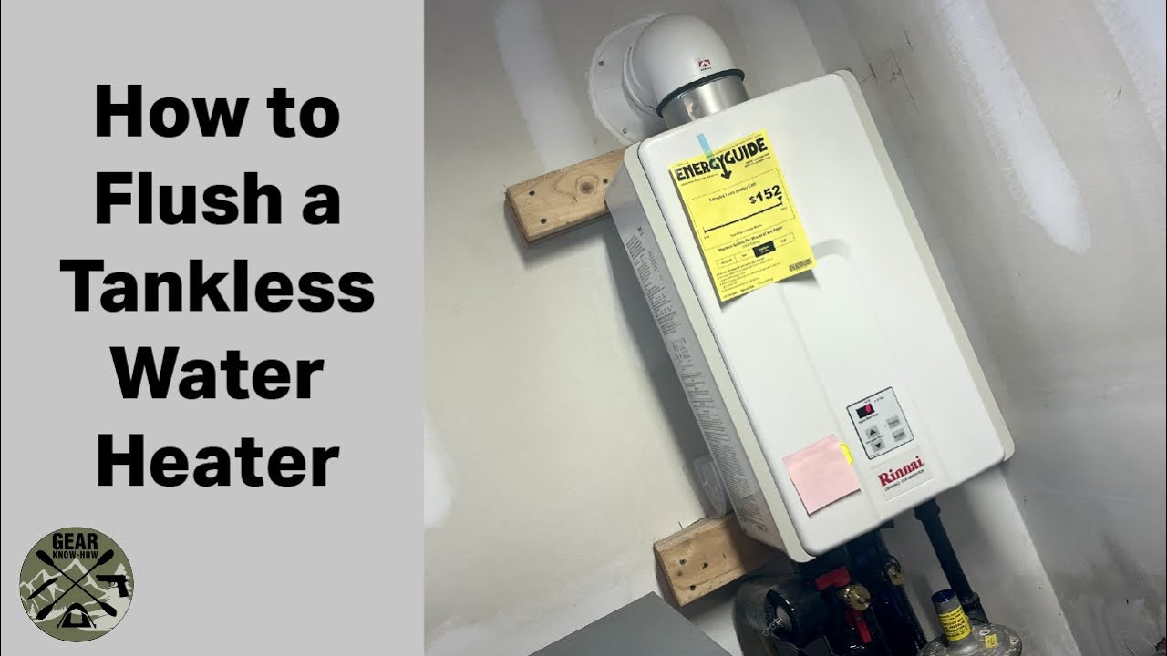 How To Flush a Tankless Water Heater | Simple Home Maintenance - YouTube