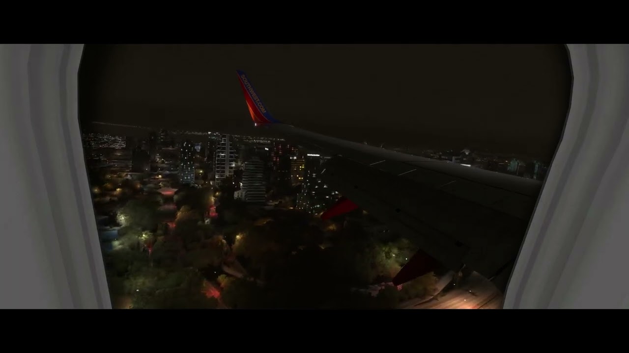 MSFS - San Diego KSAN Runway 27 Landing - Cockpit, Window, and Outside ...