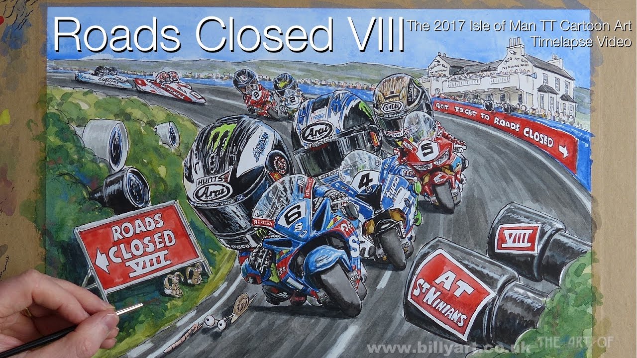 Michael Dunlop, Ian Hutchinson, John McGuinness 2017 Isle of Man TT ...