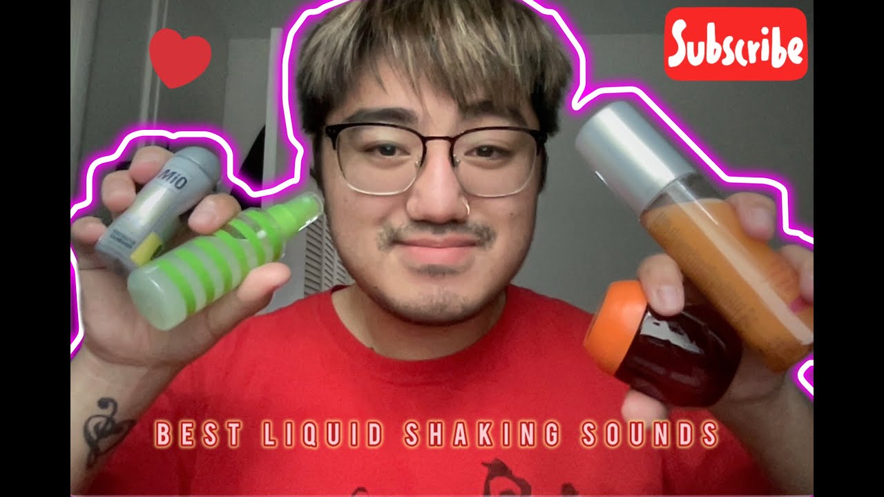 best liquid shaking sounds ever | asmr liquid shaking | minimal talking ...