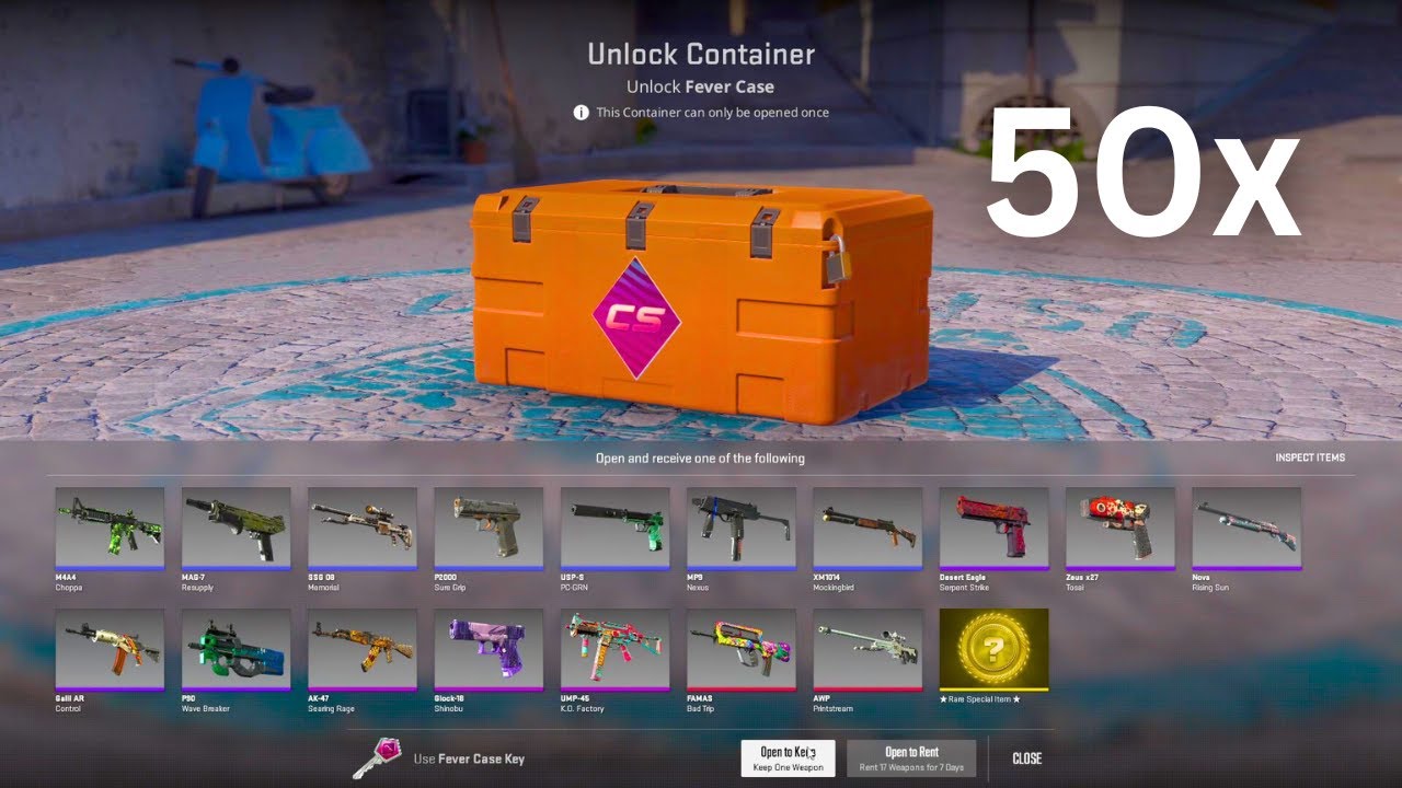 I Opened 50 Fever Cases! (New CS2 Case Opening) - YouTube