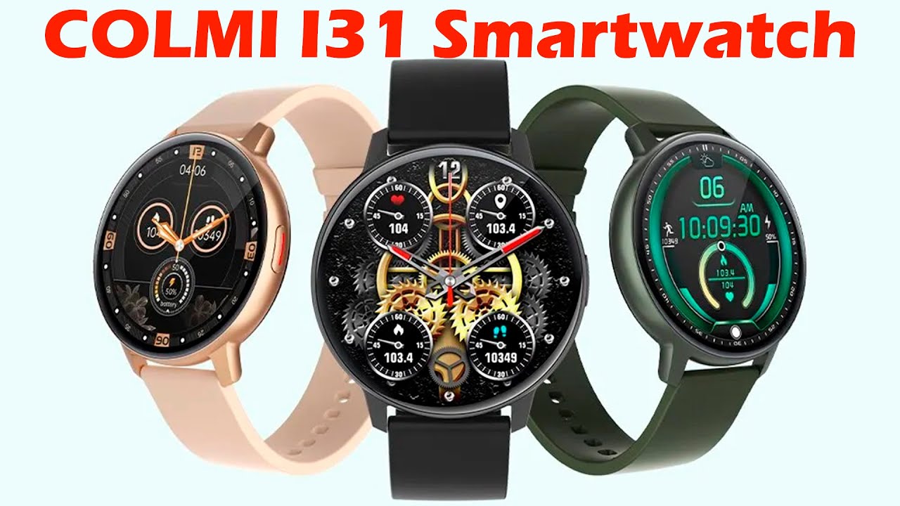 COLMI I31 Smartwatch 1.43 Inch AMOLED Screen 100 Sports Modes 7 Day ...