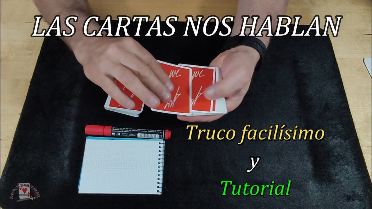LAS CARTAS NOS HABLAN Trucos de magia con cartas. Magia revelada. Magia ...