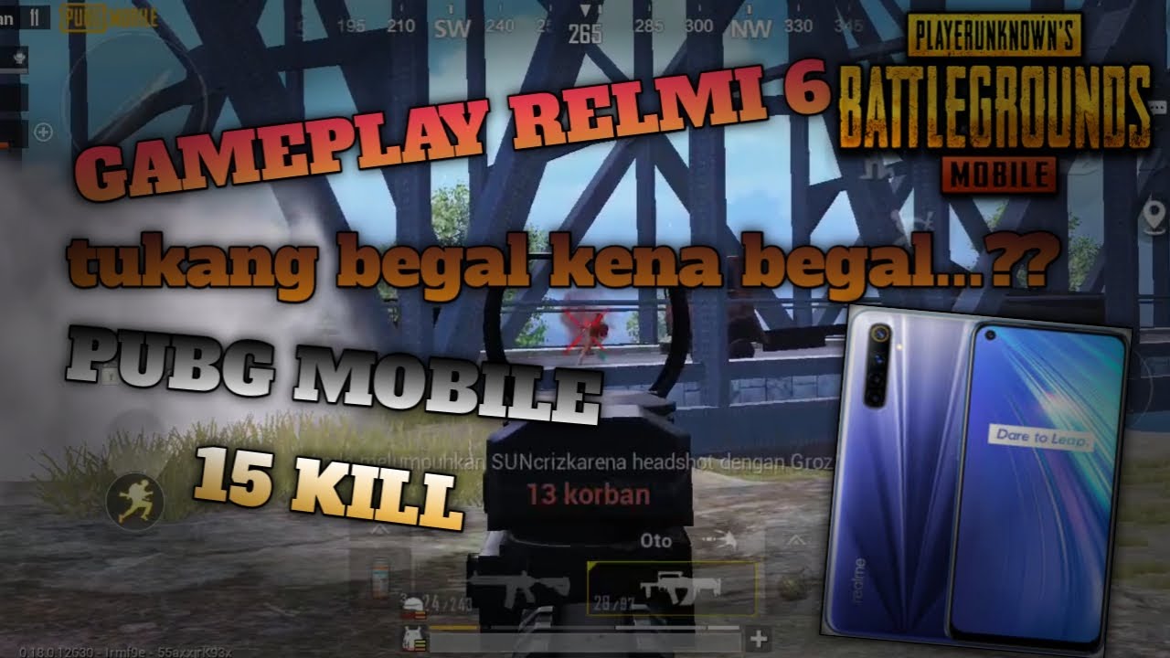 GAMEPLAY RELMI 6 TUKANG BEGAL KENA BEGAL | PUBG MOBILE - YouTube