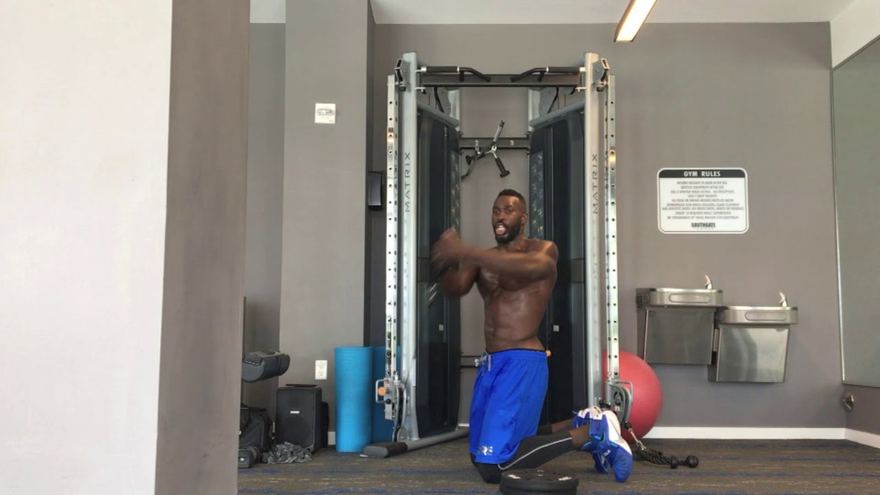 10 minute fat burning strength workout by Tony Thomas Sports - YouTube