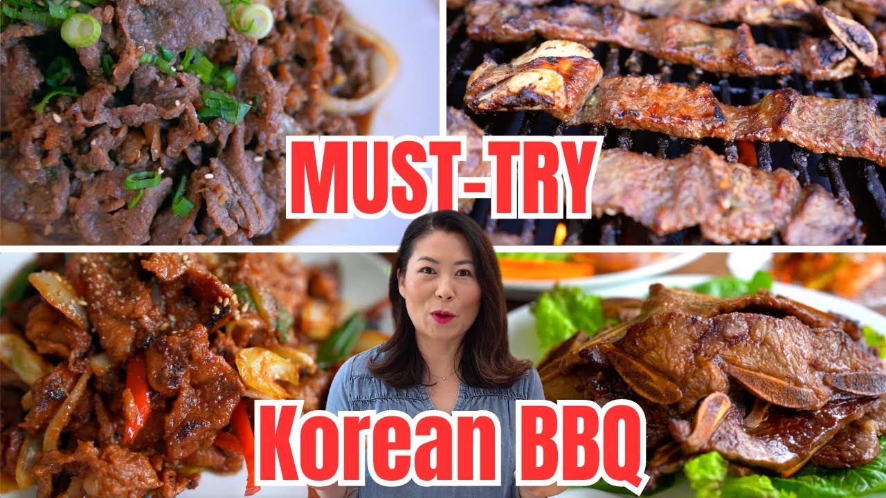 🥩4 MUST-TRY Korean BBQ Recipes: Bulgogi, Beef-Ribs Galbi, LA Galbi & 🌶 ...