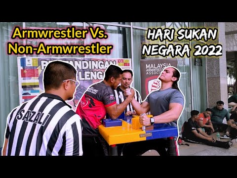 Pertama Kali Masuk Pertandingan Gusti Lengan | Hari Sukan Negara 2022 ...