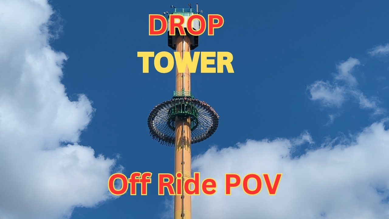 Droptower Off Ride POV At Kings Dominion - YouTube