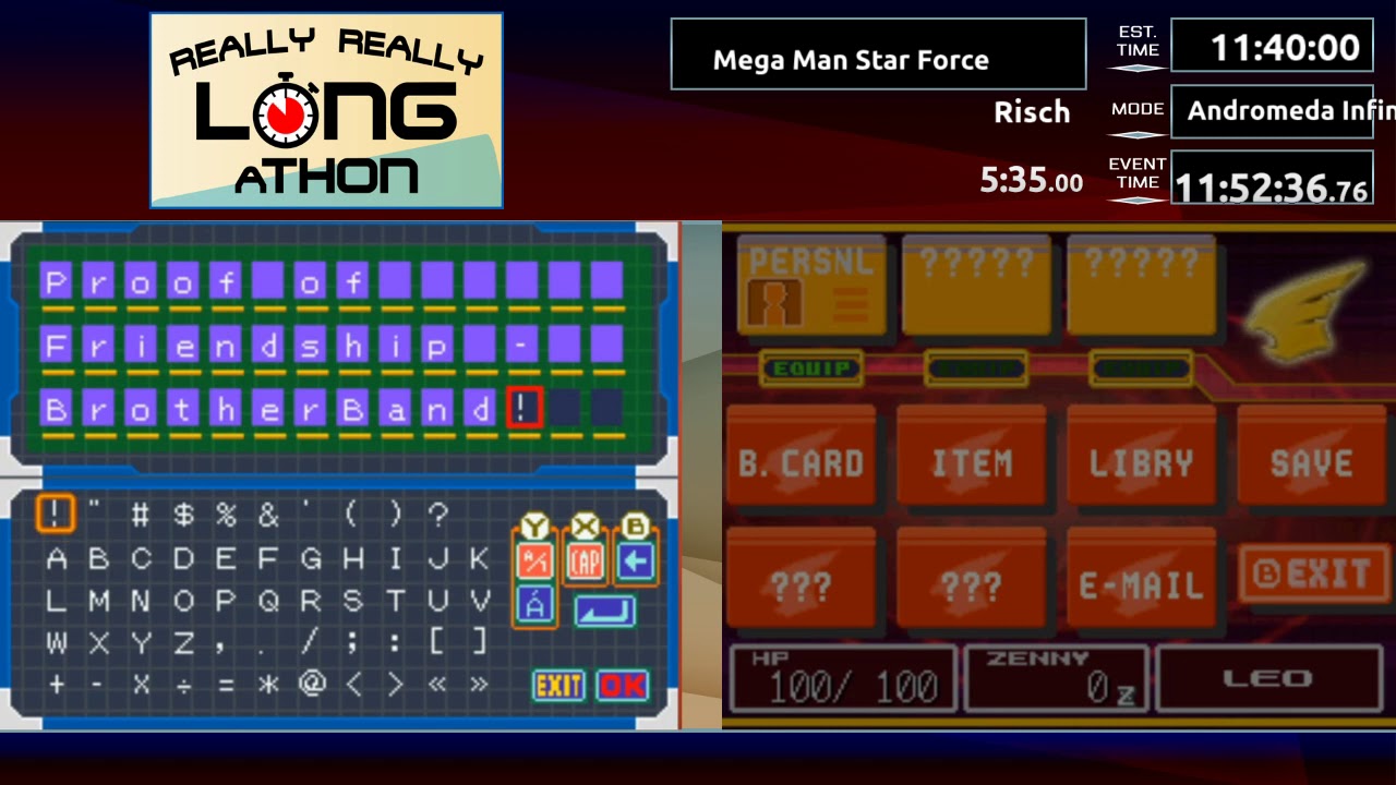 Really Really Long A Thon 3 - Mega Man Star Force - Andromeda Infinity ...