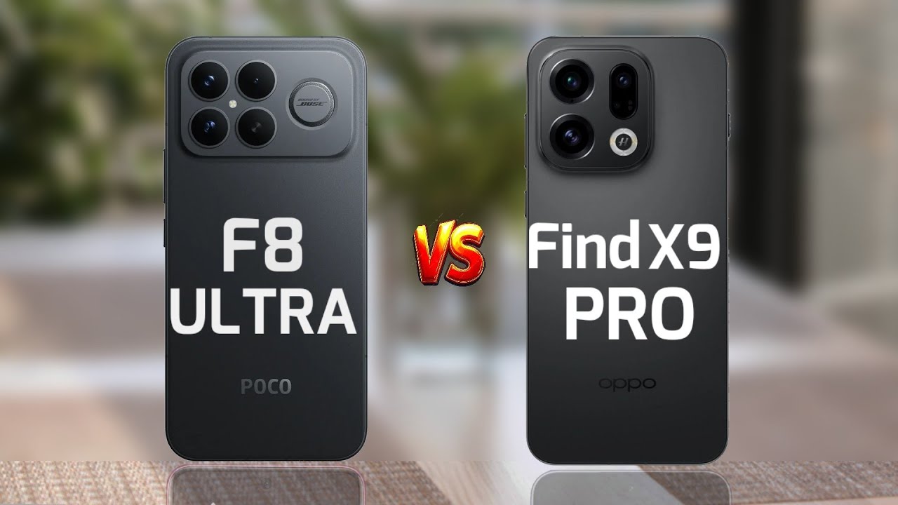 Poco F8 Ultra Vs OPPO Find X9 Pro - YouTube