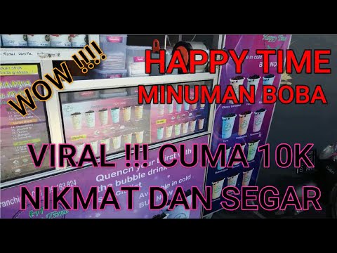 HAPPY TIME BOBA BALI - HANYA 10K SEMUA VARIAN RASA - COBAIN HT BOBA 10K!!!