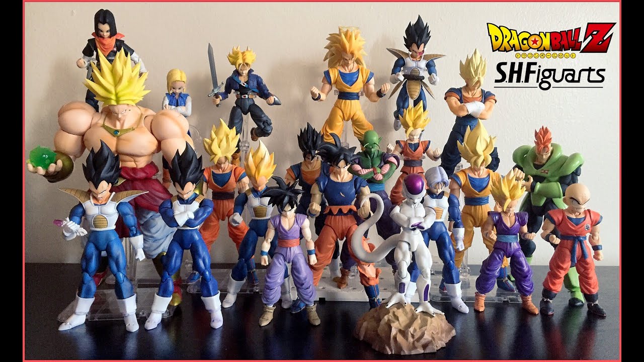 S.H. FIGUARTS Collection Dragon Ball Z 3/4 - YouTube