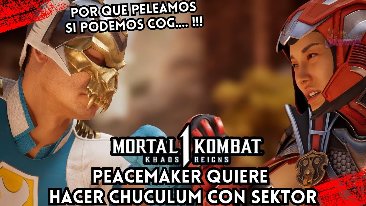 Peacemaker quiere Hacer Chuculum con Sektor Mortal Kombat 1 - YouTube