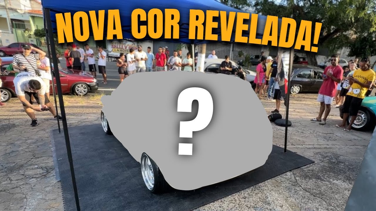 REVELEI A NOVA COR DO MEU CORSA 😍 - YouTube