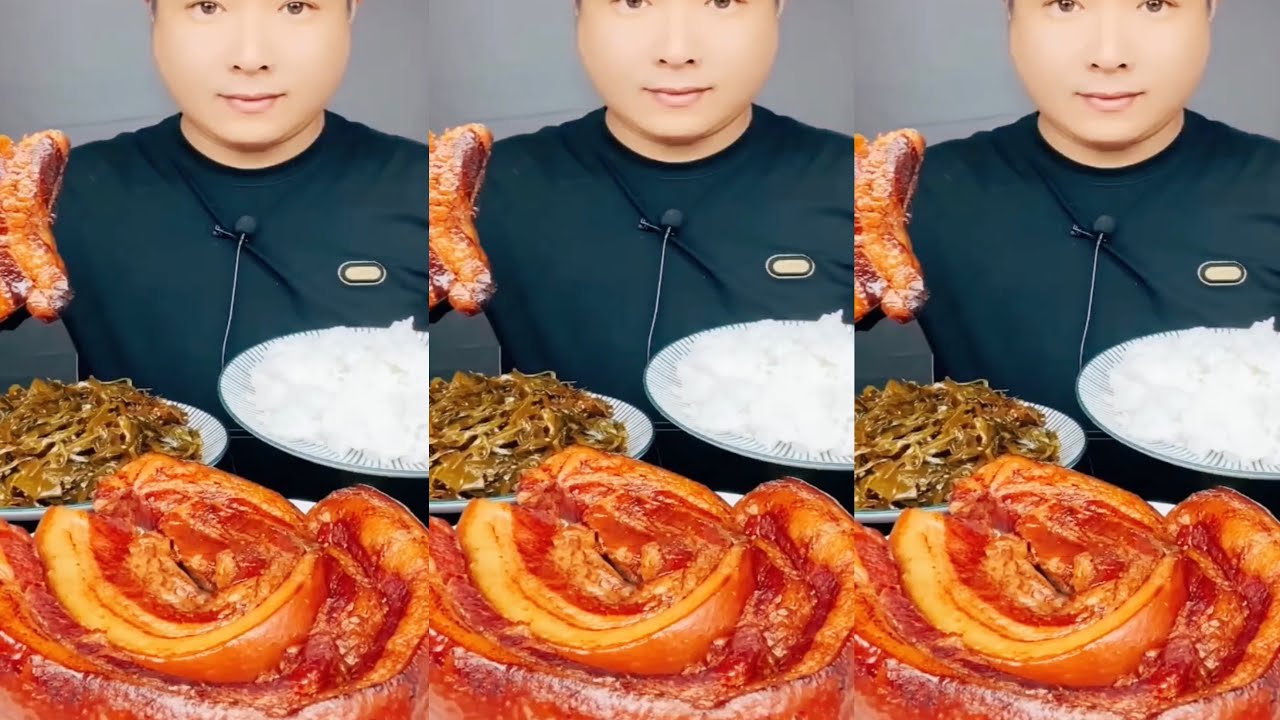 Long pork has a special delicious taste.#porkrecipes #eatingsounds # ...