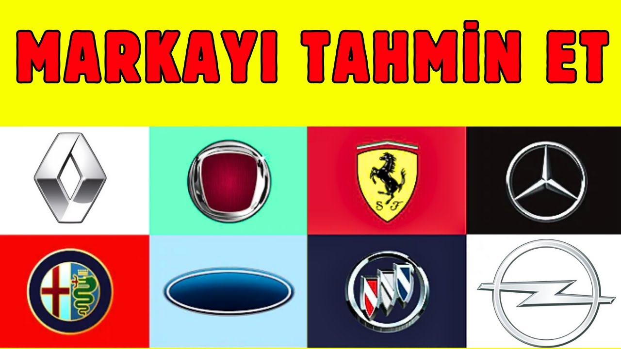 Bu Hangi Arabanın Logosu 🚗🚘 Araba modelleri amblemleri bilgi yarışması ...