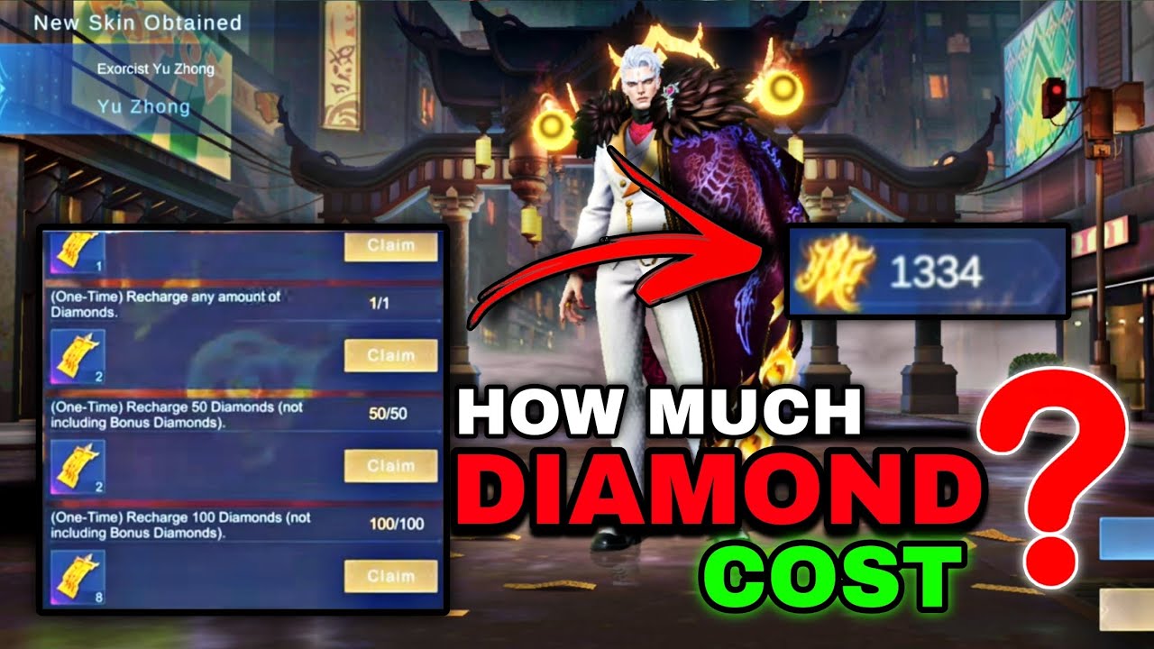 GETTING EXORCIST YU ZHONG SKIN!! HOW MUCH DIAMONDS SPENT? | Exorcist ...