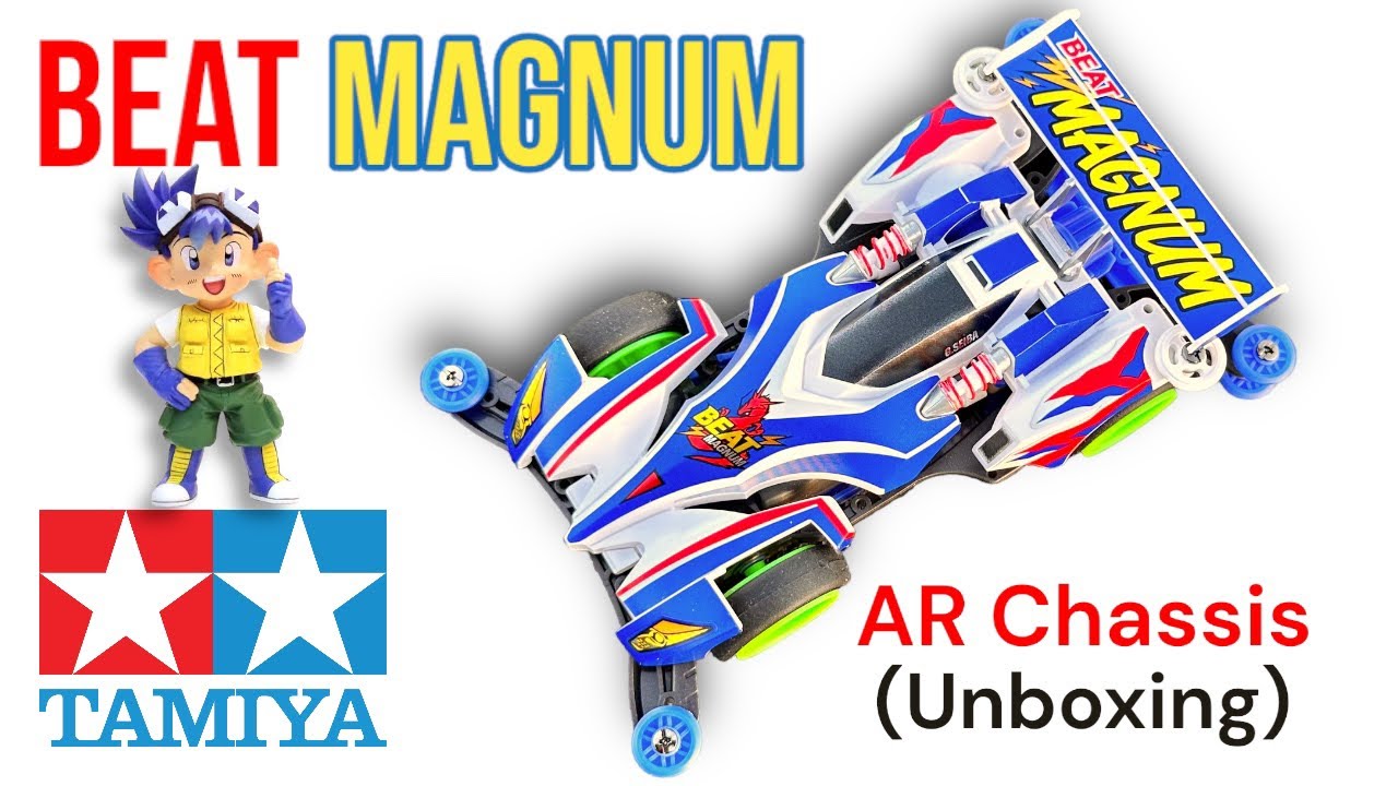 TAMIYA BEAT MAGNUM PREMIUM - AR Chassis(unboxing) - YouTube
