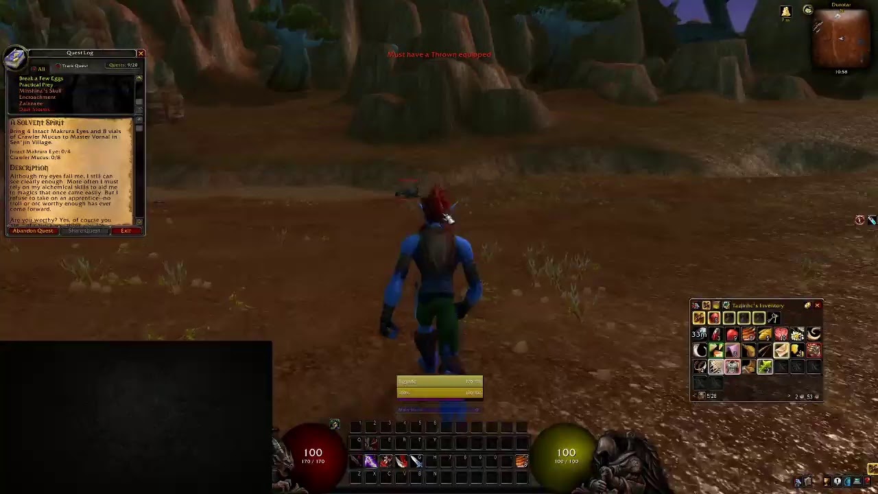 WOW Classic: Hardcore Run [Death = Delete] Tazjin Troll Rogue (1-9 ...