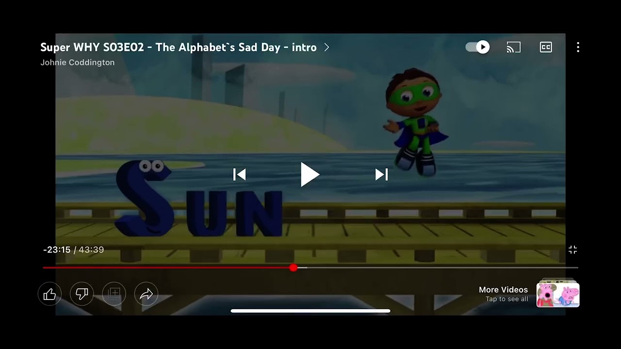 Super why the alphabet sad day S01E52 Swan - YouTube