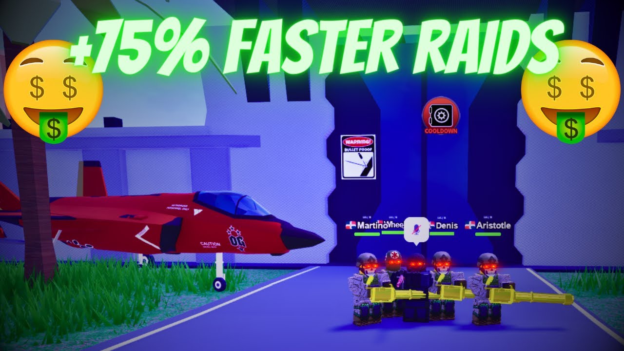 75% FASTER BANK RAID REWARDS IN MILITARY TYCOON (FACE CAM) - YouTube