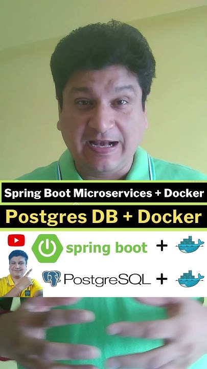 Springboot Microservice In Docker With Postgres Database In Docker Containers Youtube
