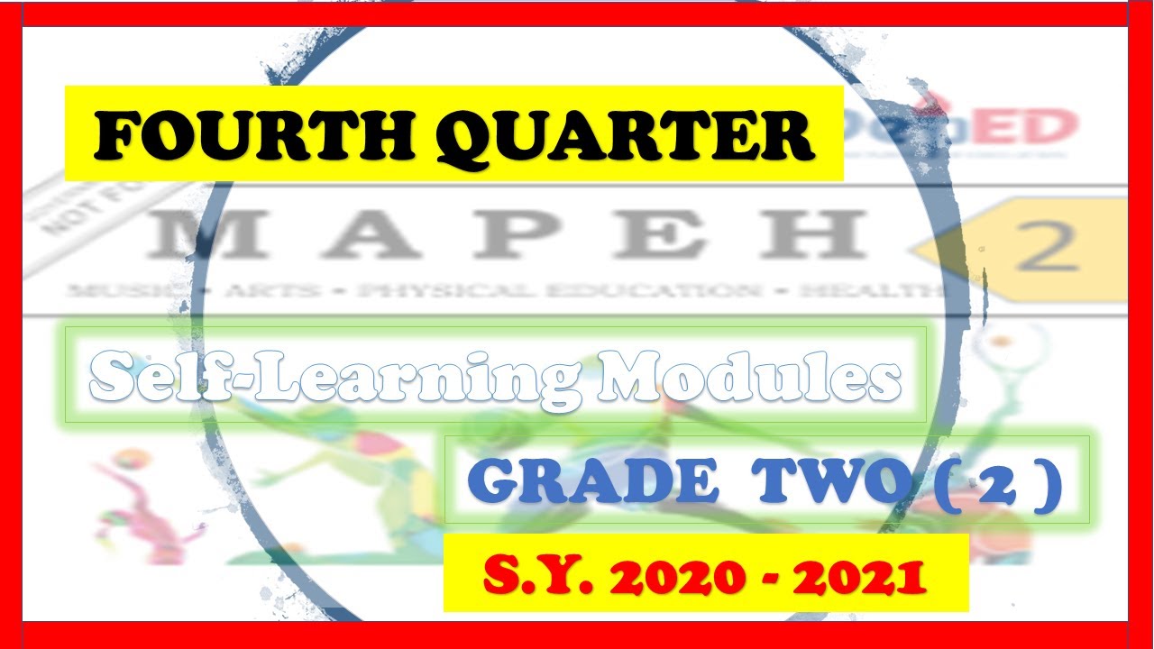 SHARING GRADE 2 SELF LEARNING MODULES 4TH QUARTER 📝📒 - YouTube
