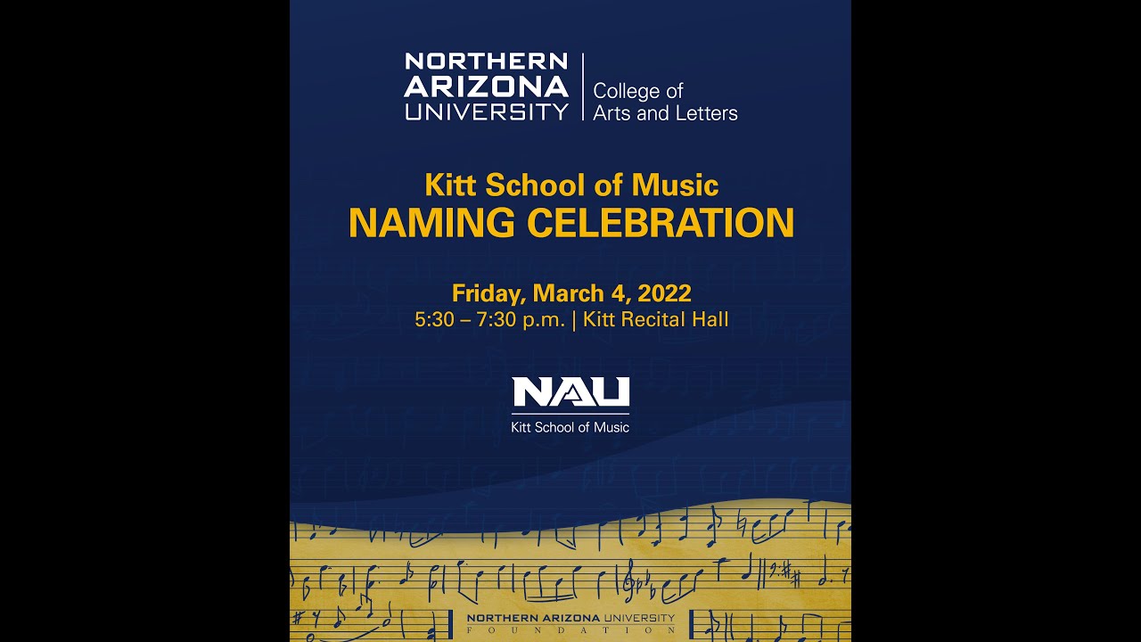 Kitt School of Music Naming Celebration - YouTube