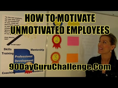 How To Motivate Unmotivated Employees by 90 Day Guru Training - YouTube