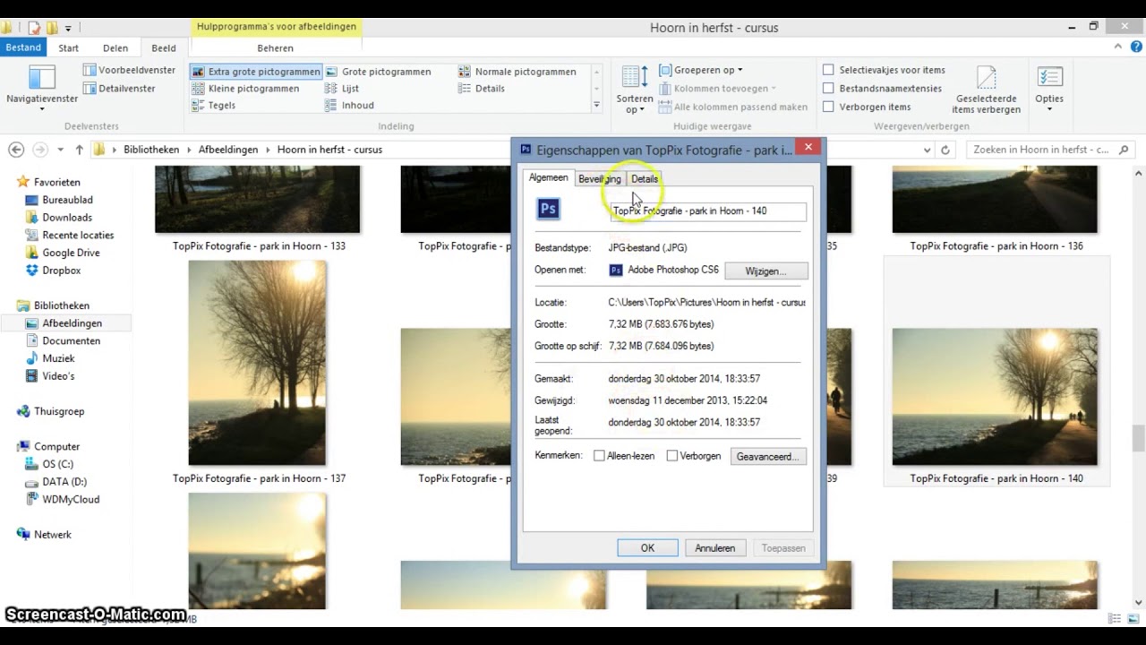 Eigenschappen van je foto vinden op een windows computer, door TopPix ...