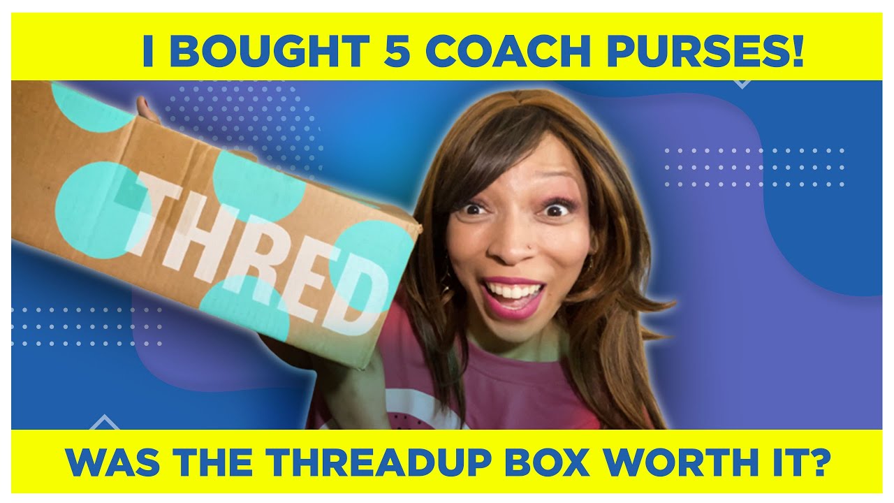 Unboxing and Honest Review of ThreadUp Coach Handbag Rescue Box - YouTube