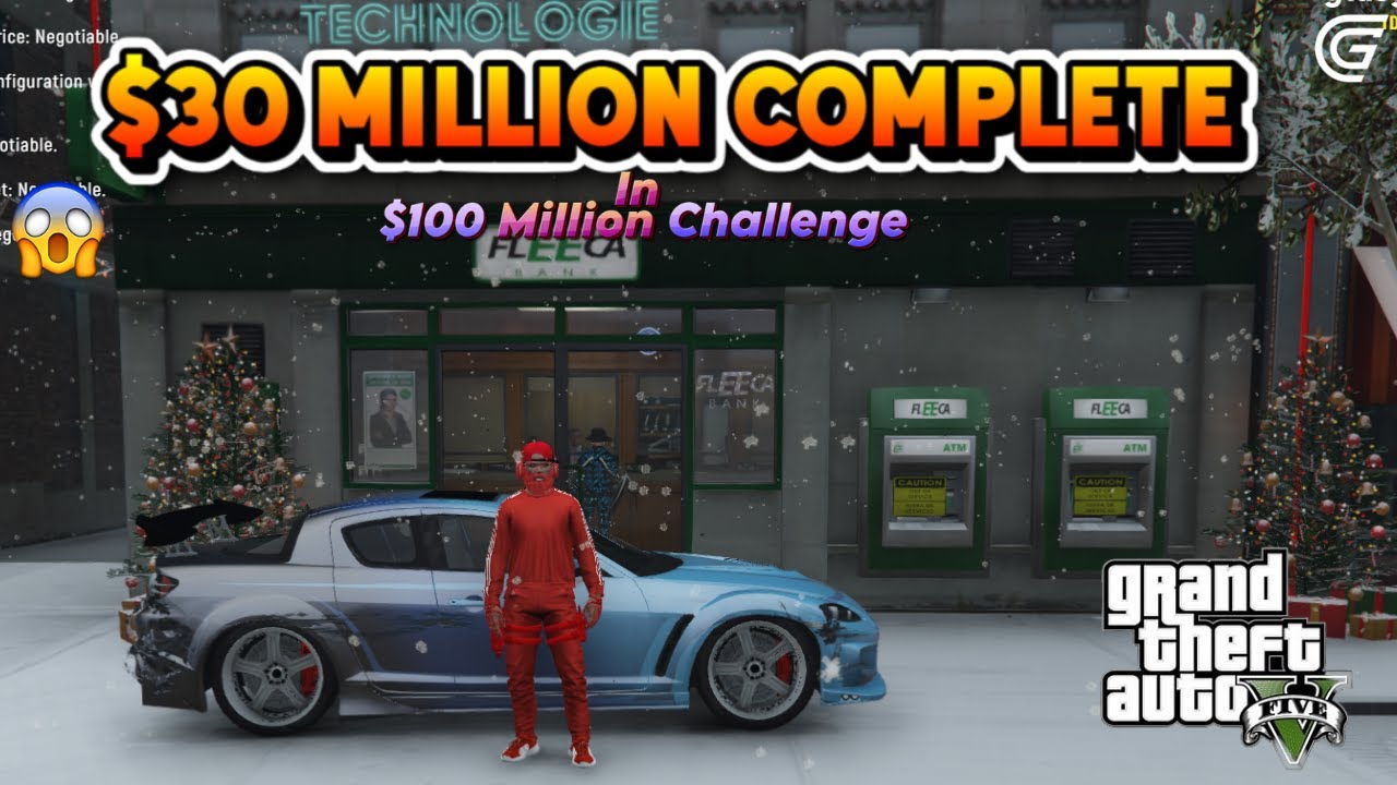 GTA 5 Grand RP: Earn $30 Million Fast in the $100 Million Challenge ...