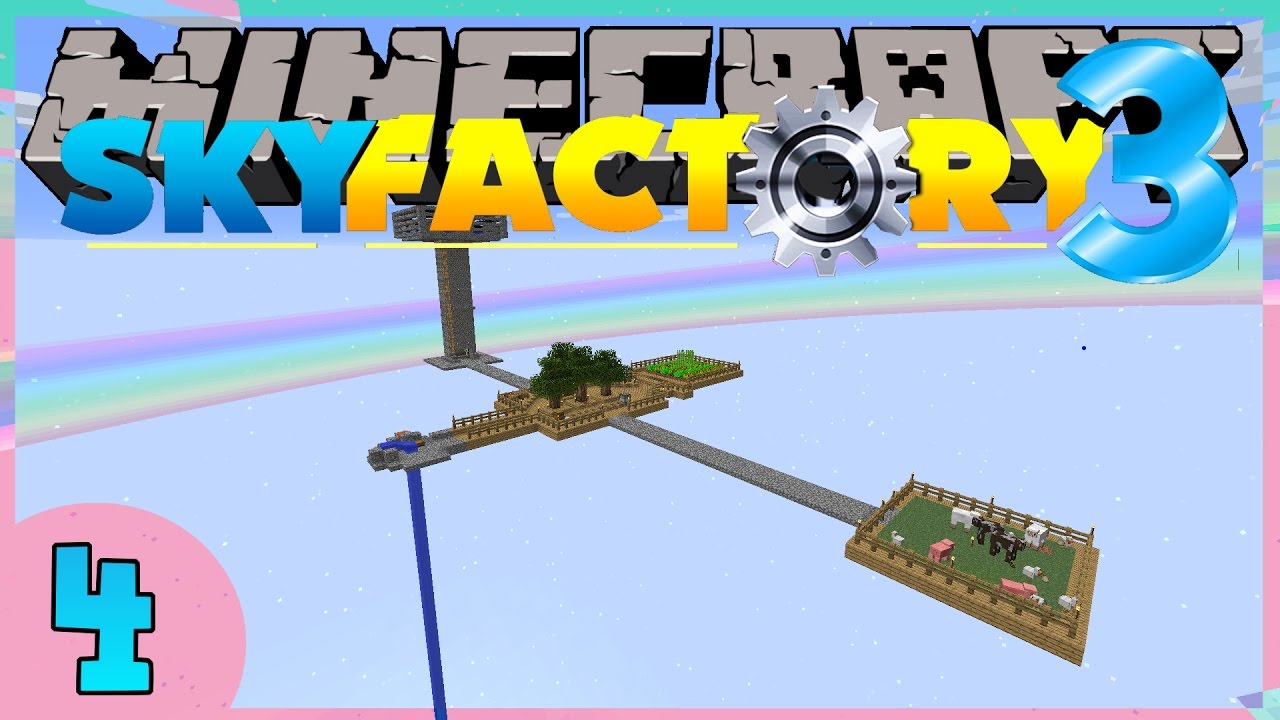 Minecraft Sky Factory 3 (Let's Play) - Episode 4 - Building a Mob Farm ...