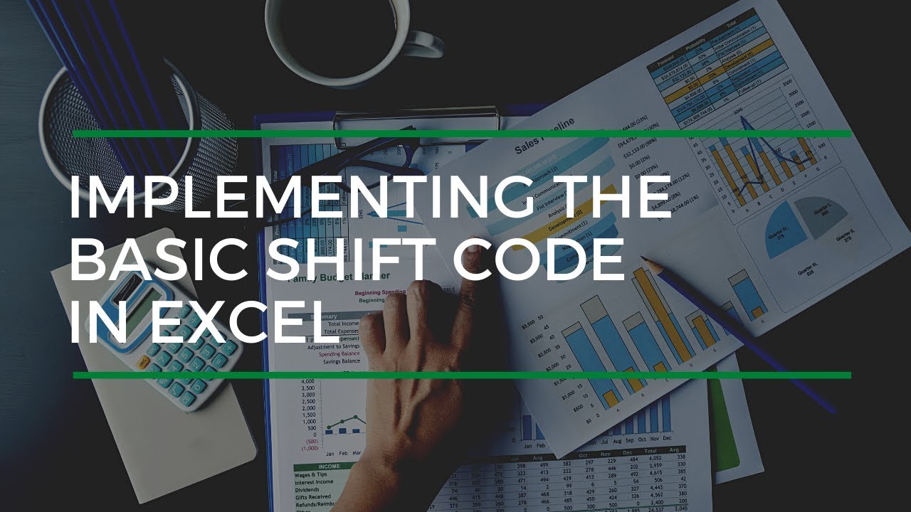 Implementing The Basic Shift Code In Excel - YouTube
