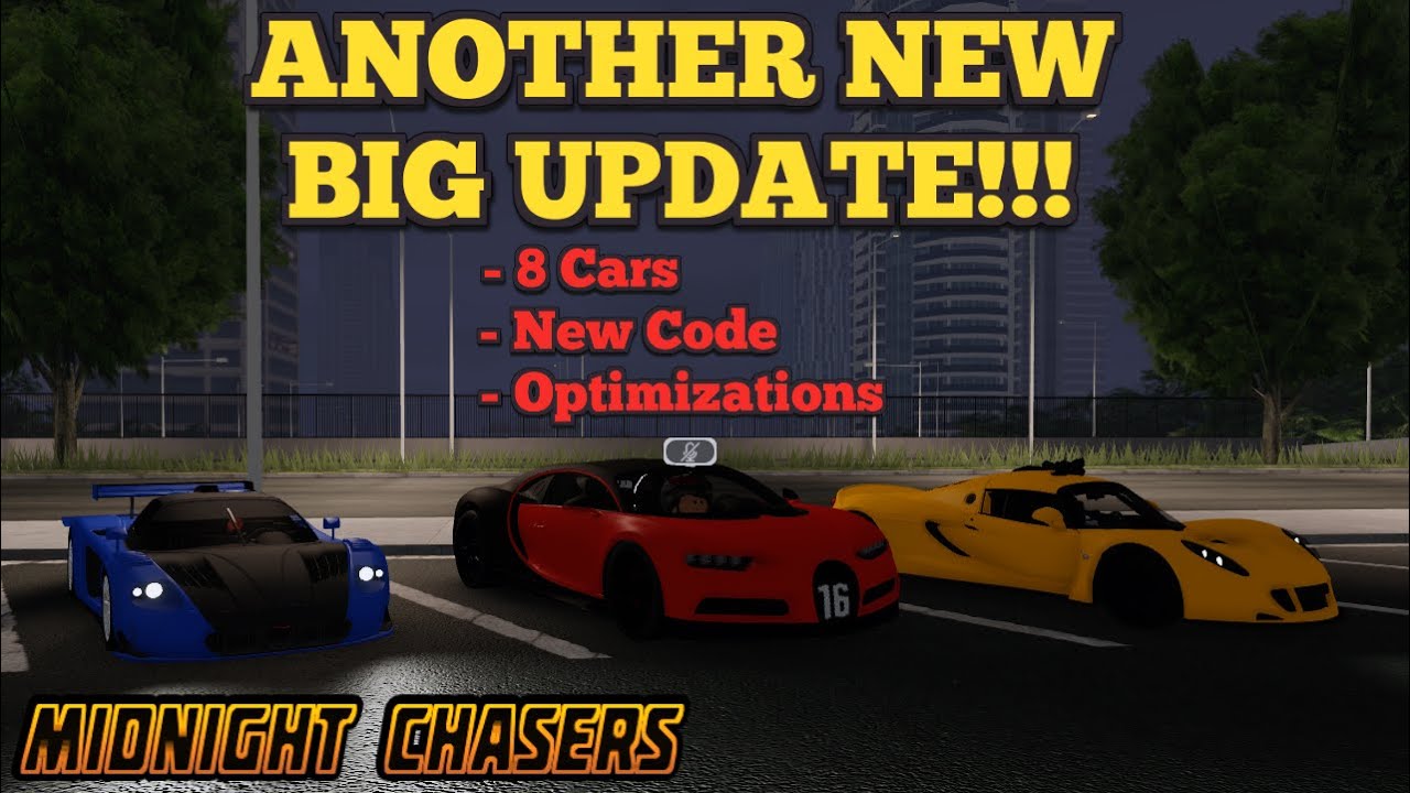 Midnight Chasers | ANOTHER New BIG Update | 8 Cars, New Code, and ...