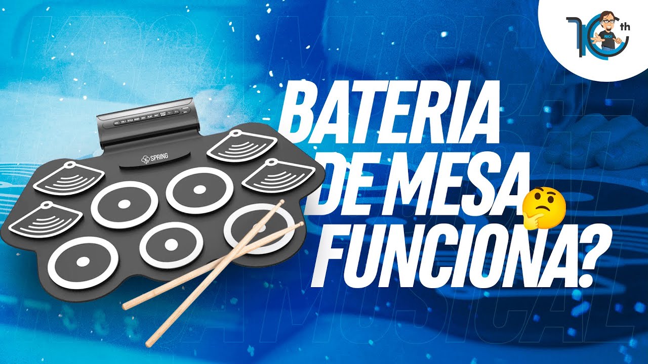Lançamento Bateria de Mesa Spring 9 Pads - YouTube