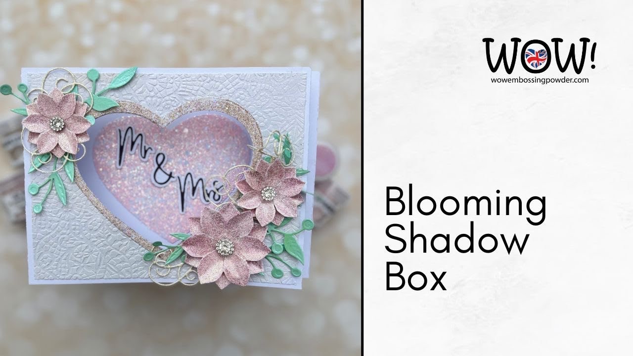 Creating a Dimensional Shadow Box Card with WOW Embossing Powders - YouTube