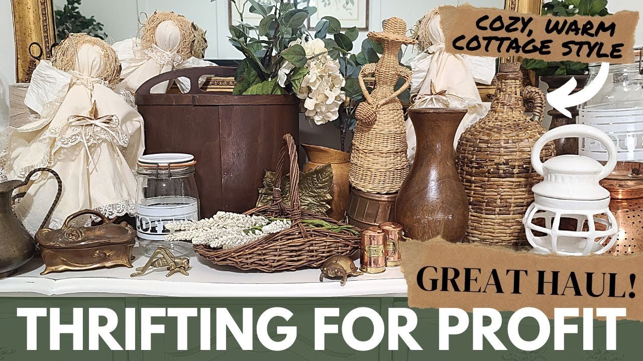 make money thrifting for profit • cottage style thrifted home decor ...