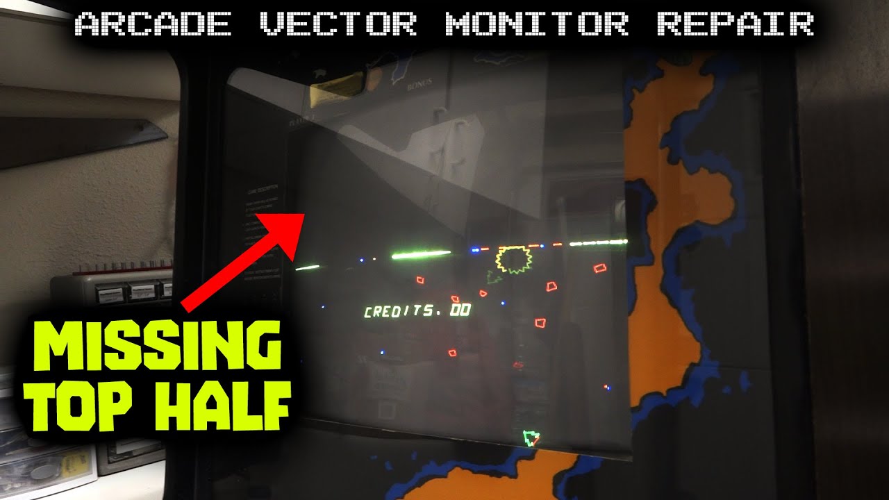 Repairing the G08 Arcade Vector Monitor | Partial Collapse / Deflection ...